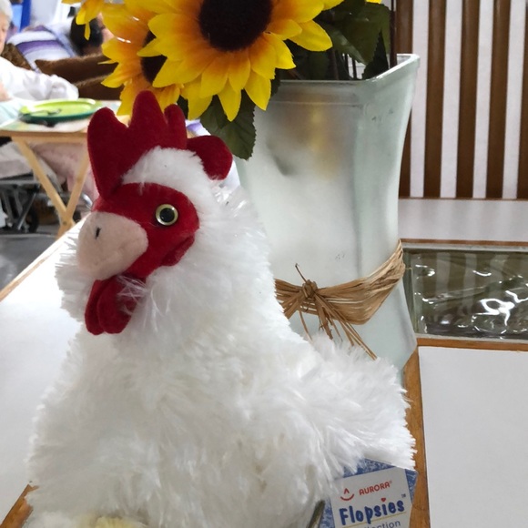 Aurora | Accessories | Vintage Softest Plush Rooster With Chick | Poshmark
